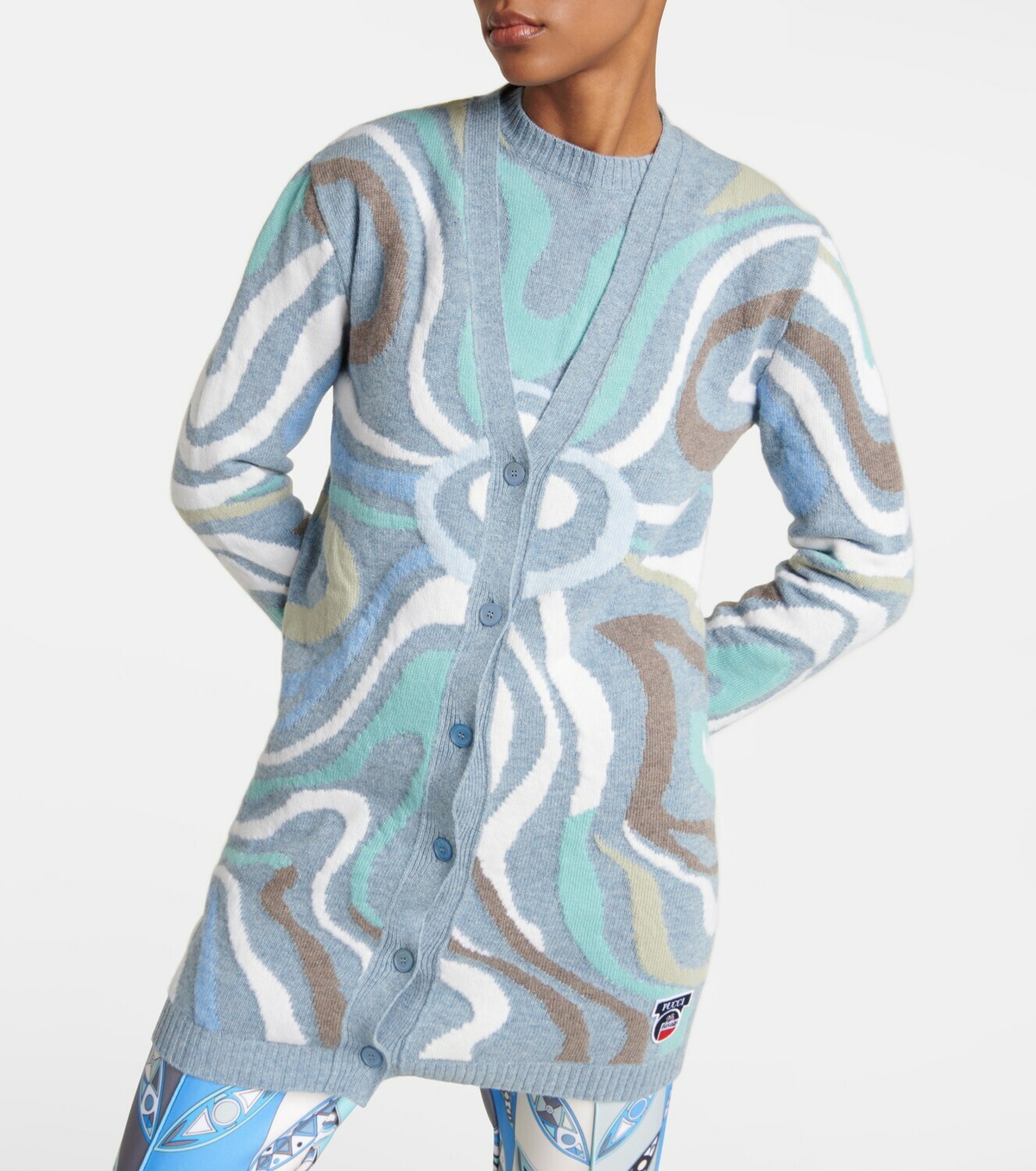 Pucci - x Fusalp intarsia wool cardigan Emilio Pucci