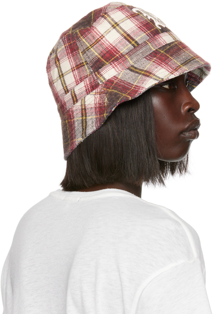 R13 Red Brushed Bucket Hat R13