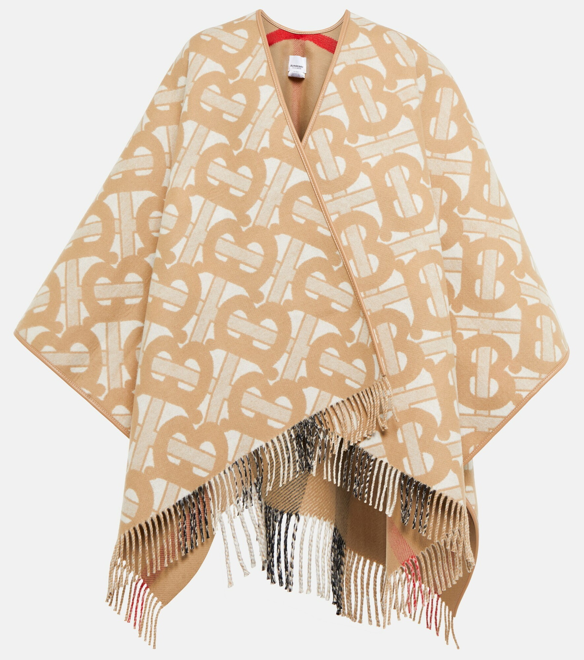 Burberry - Reversible wool and cashmere cape Burberry