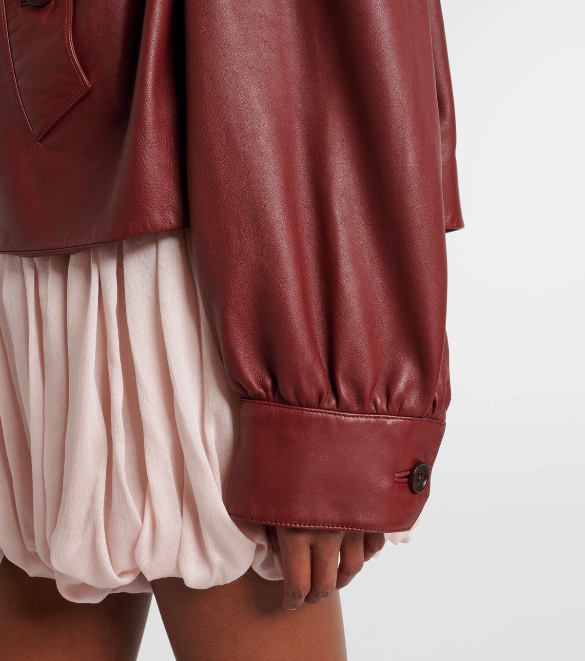 Chloé Cropped leather jacket Chloe