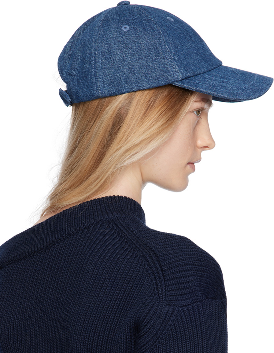 Jacquemus Blue Le Chouchou 'La Casquette' Denim Cap Jacquemus