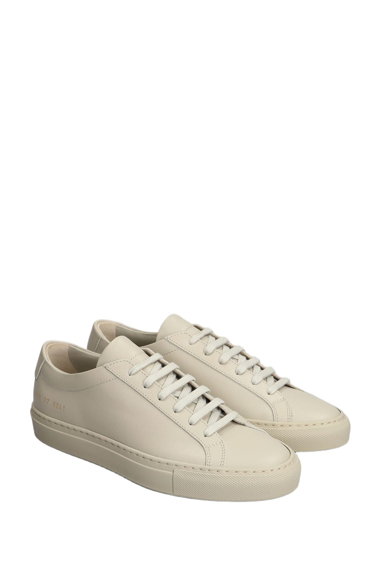 Common Projects Original Achilles Sneakers In Beige Leather Common Projects