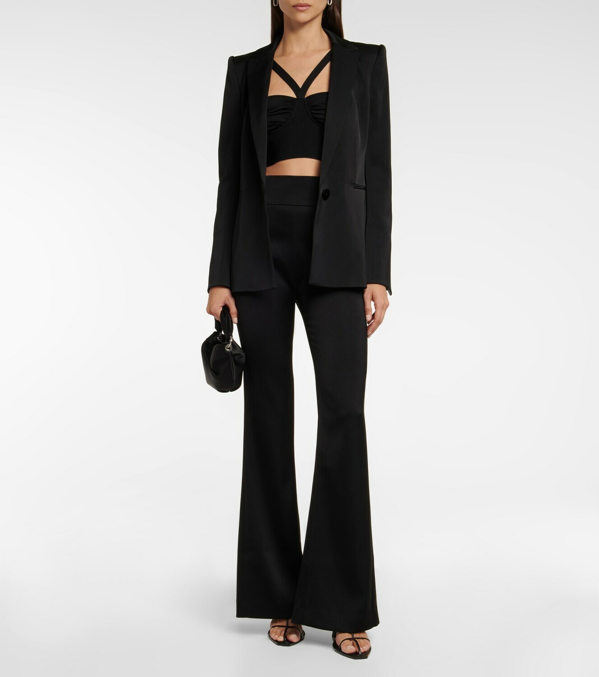 Galvan high-rise flared pants Galvan