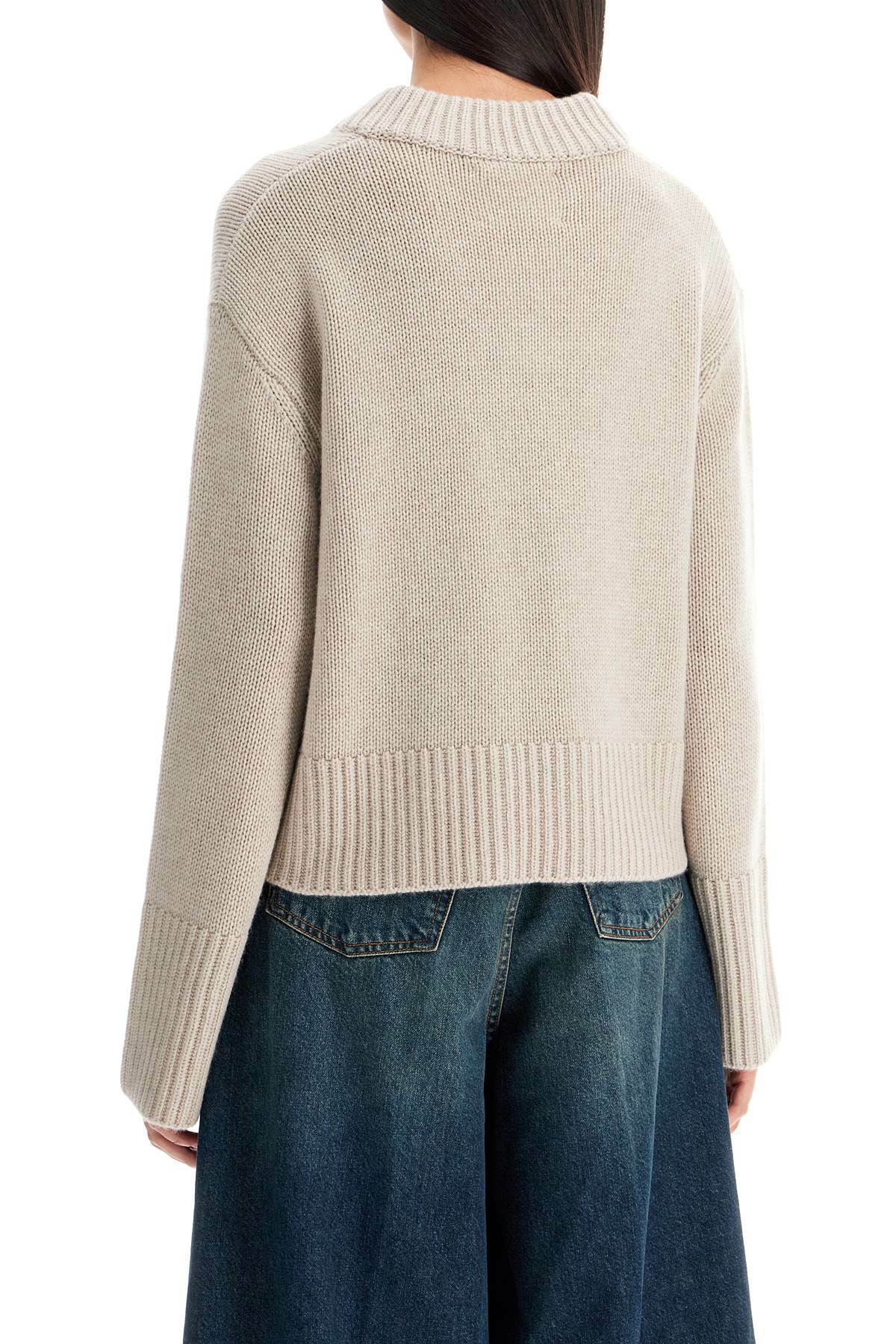 LISA YANG cashmere sony pullover sweater Beige Lisa Yang