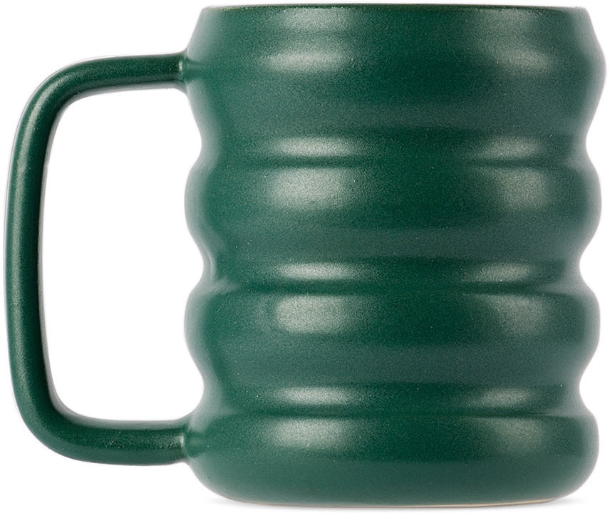 Rory Pots Green Retro Mug