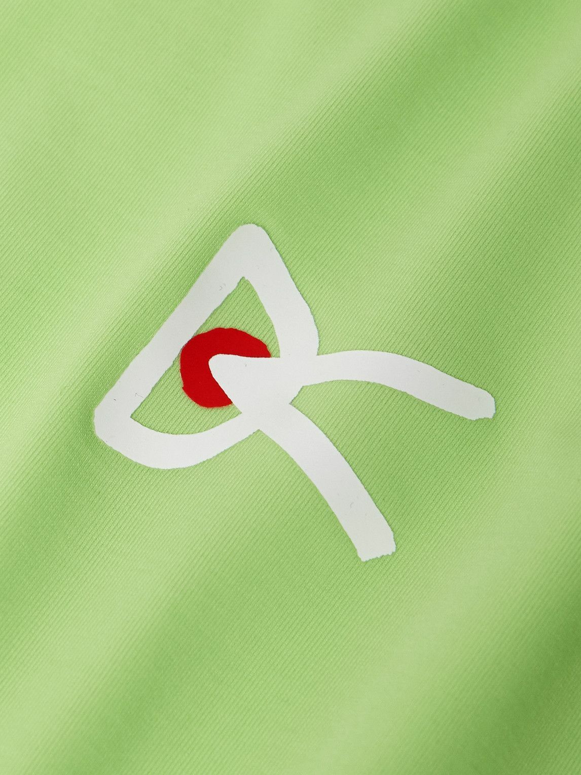 DISTRICT VISION - Logo-Print Stretch-Jersey T-Shirt - Green District Vision