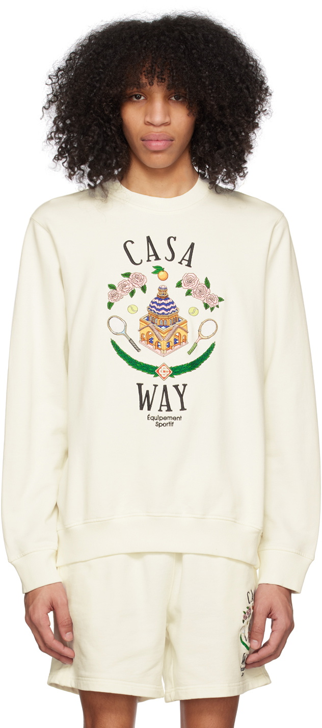 Casablanca Off-White 'Casa Way' Sweatshirt Casablanca