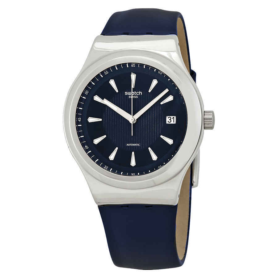 Swatch Sistem Lake Automatic Navy Blue Dial Mens Watch YIS420 Swatch