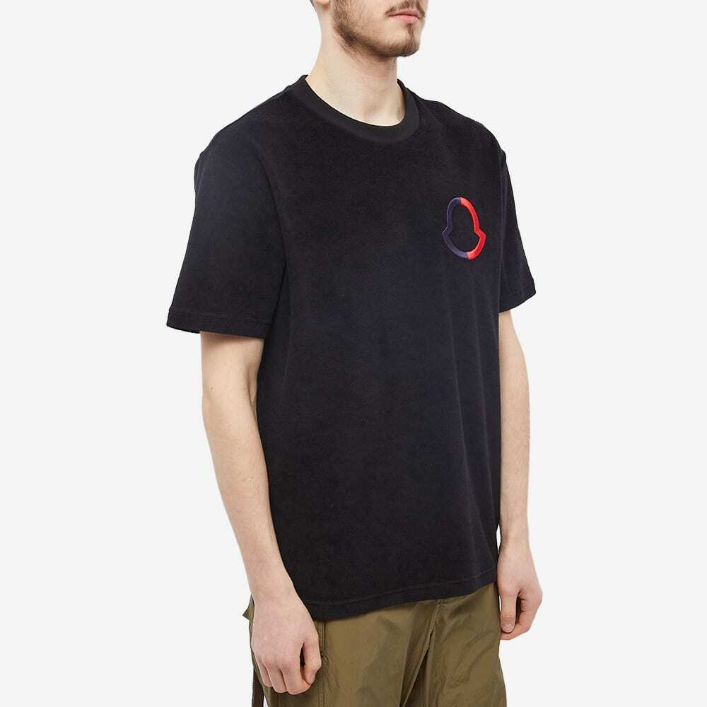 Moncler Men's Logo Outline T-Shirt in Black Moncler