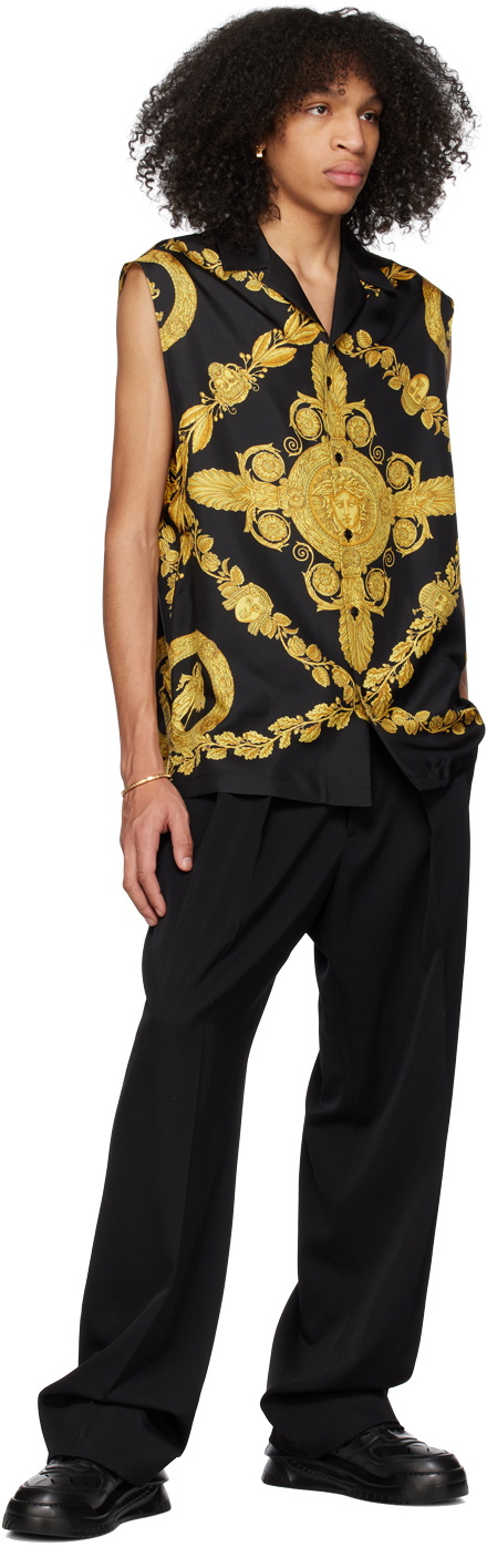 Versace Gold Greek Key Cuff Bracelet Versace