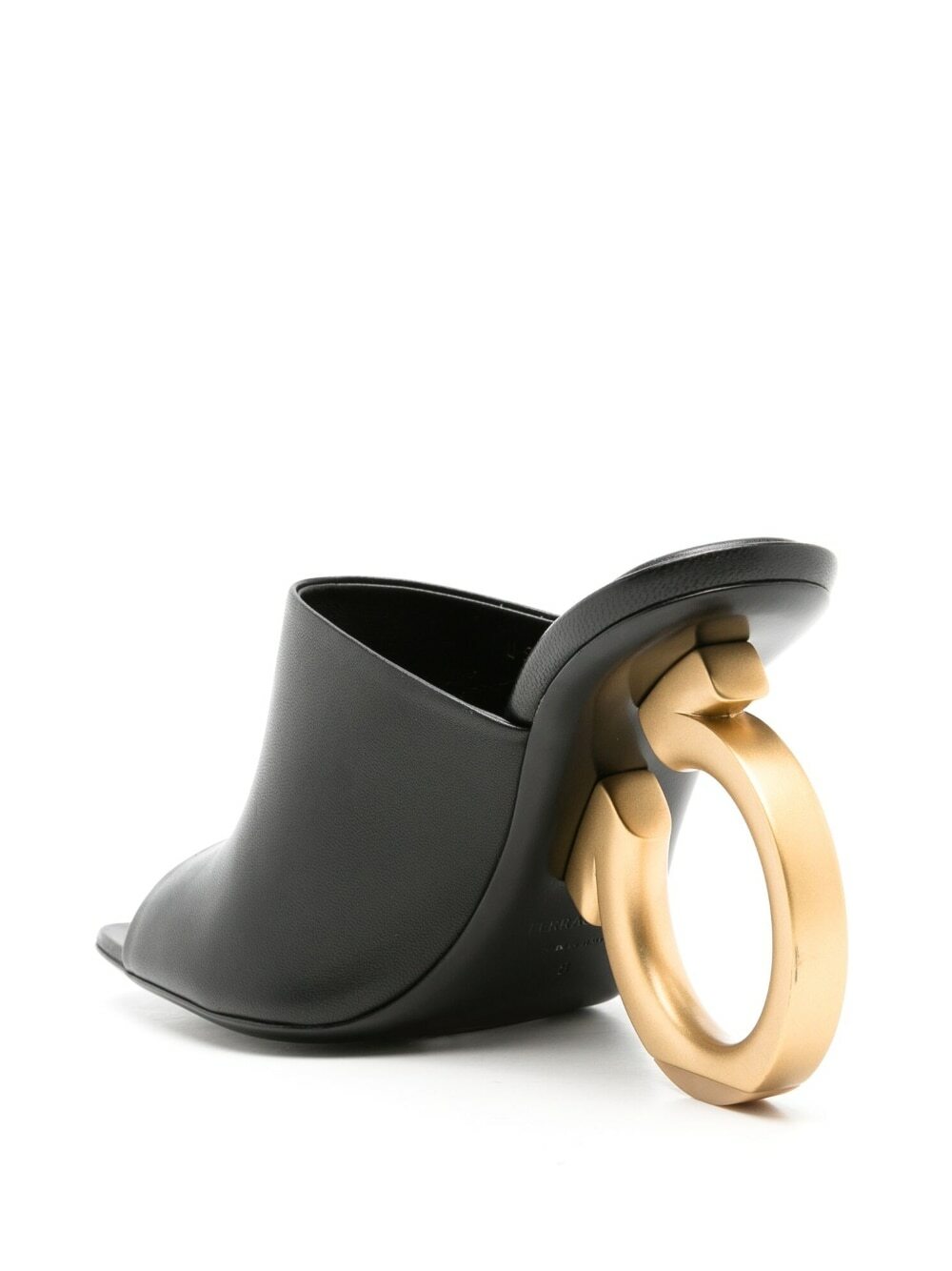 FERRAGAMO - Gancio Leather Mules Salvatore Ferragamo