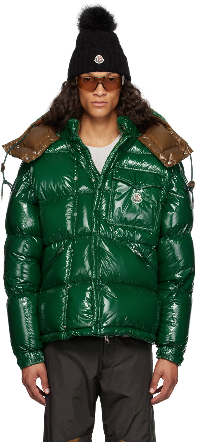 Moncler Green Karakorum Short Down Jacket Moncler