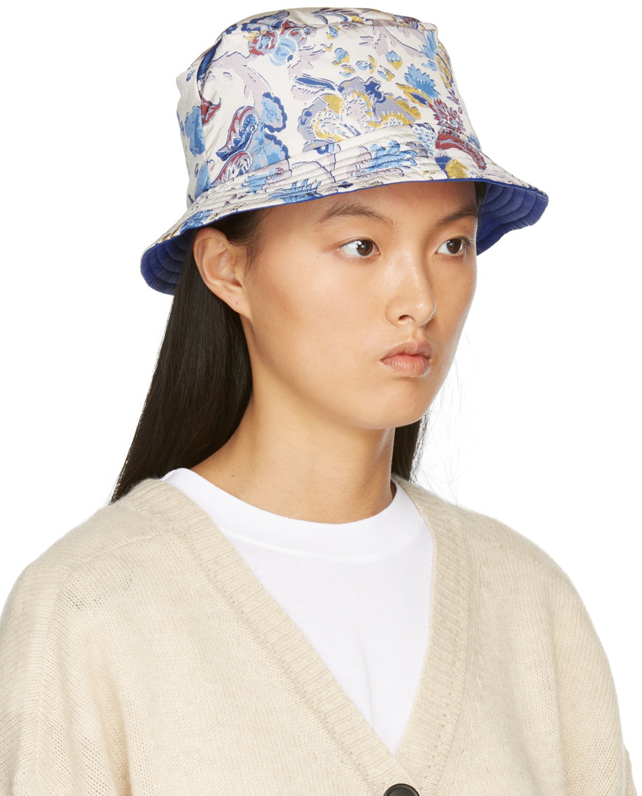 Isabel Marant Reversible Multicolor Haley Bucket Hat Isabel Marant