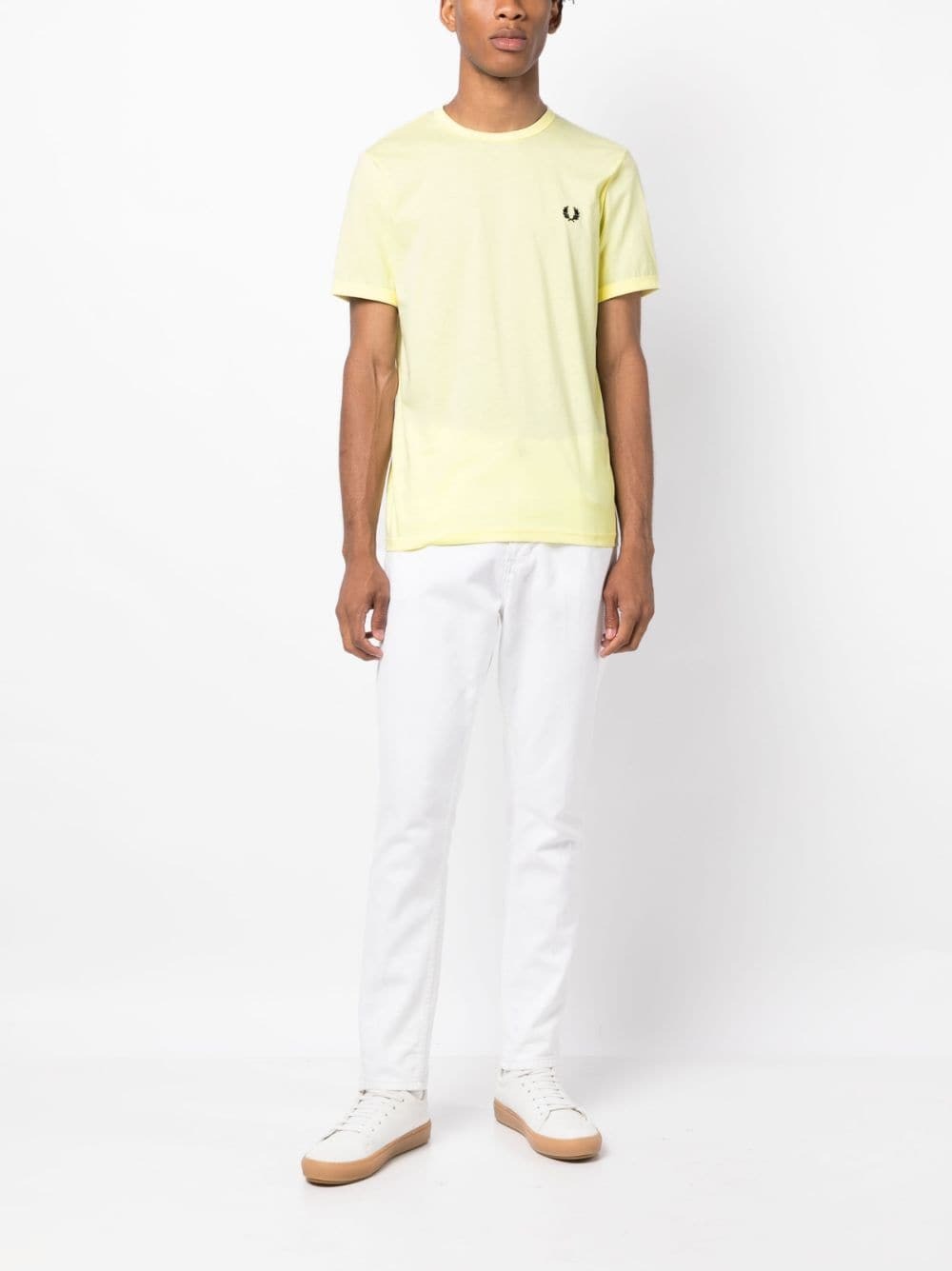 FRED PERRY - Logo Cotton T-shirt Fred Perry