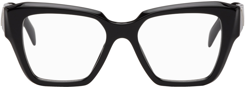 Prada Eyewear Black Rectangle Glasses Prada