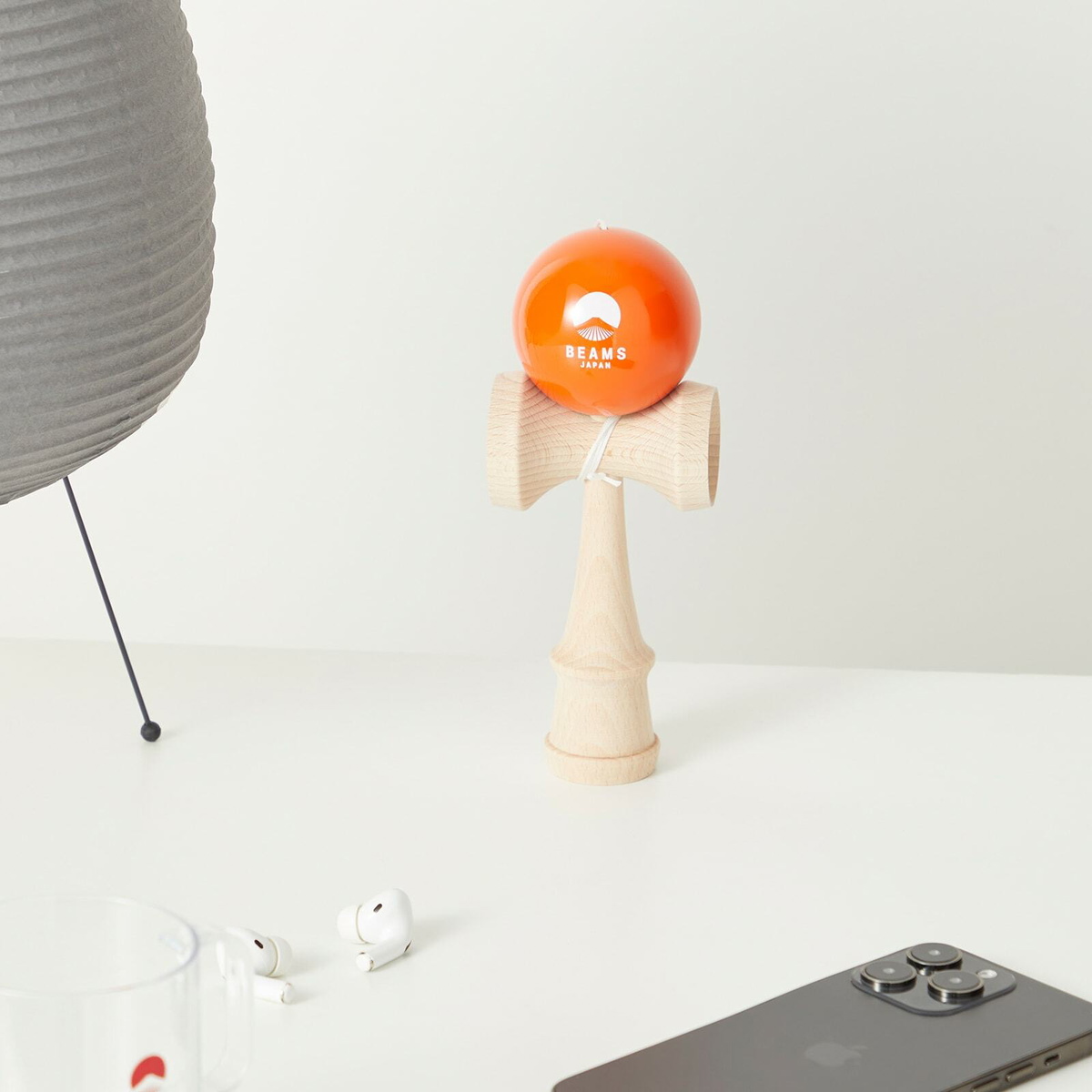 BEAMS JAPAN Kendama in Orange BEAMS JAPAN