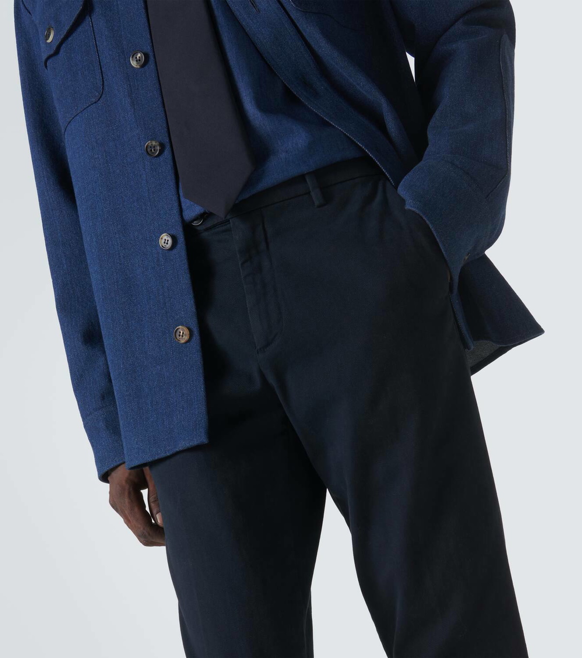 Canali Cotton twill chinos Canali