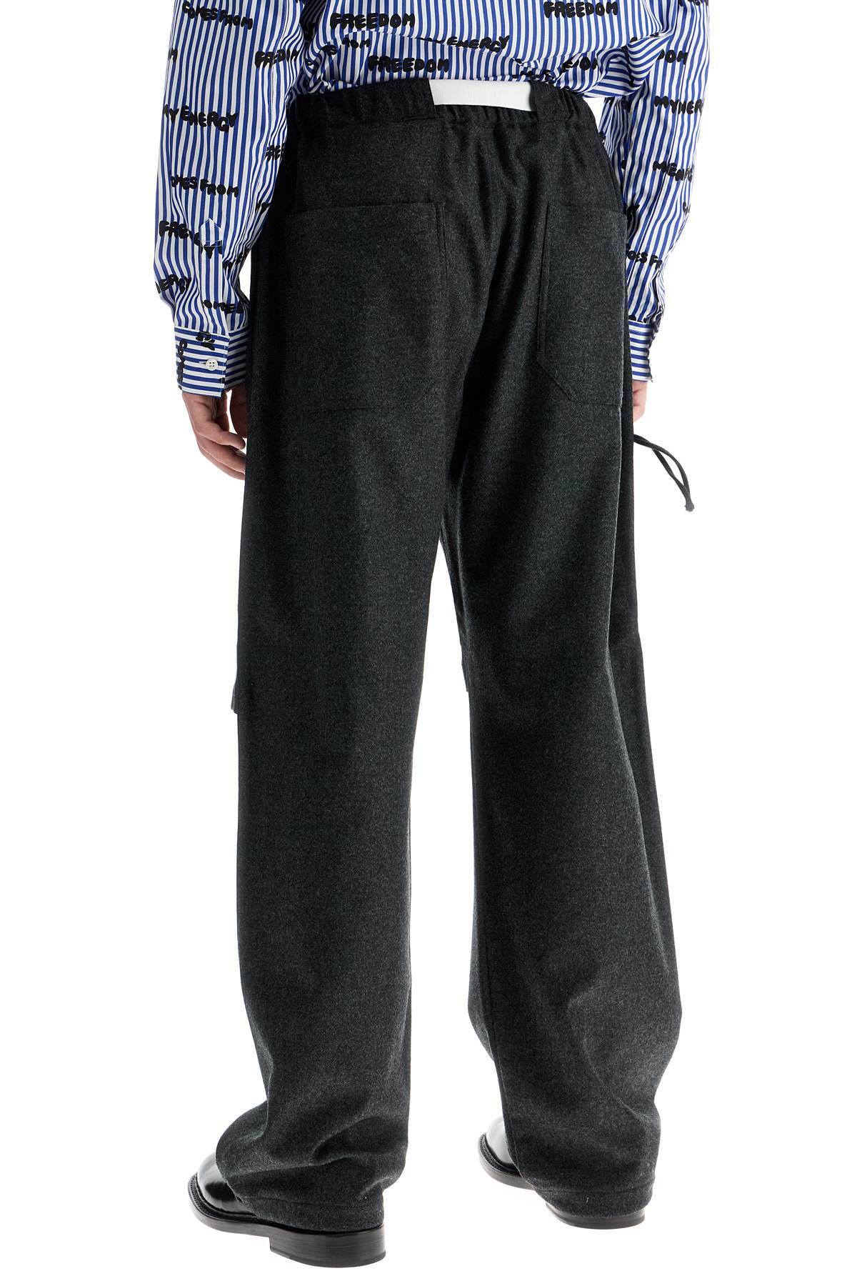 DARKPARK jordan woolen pants Grey DARKPARK