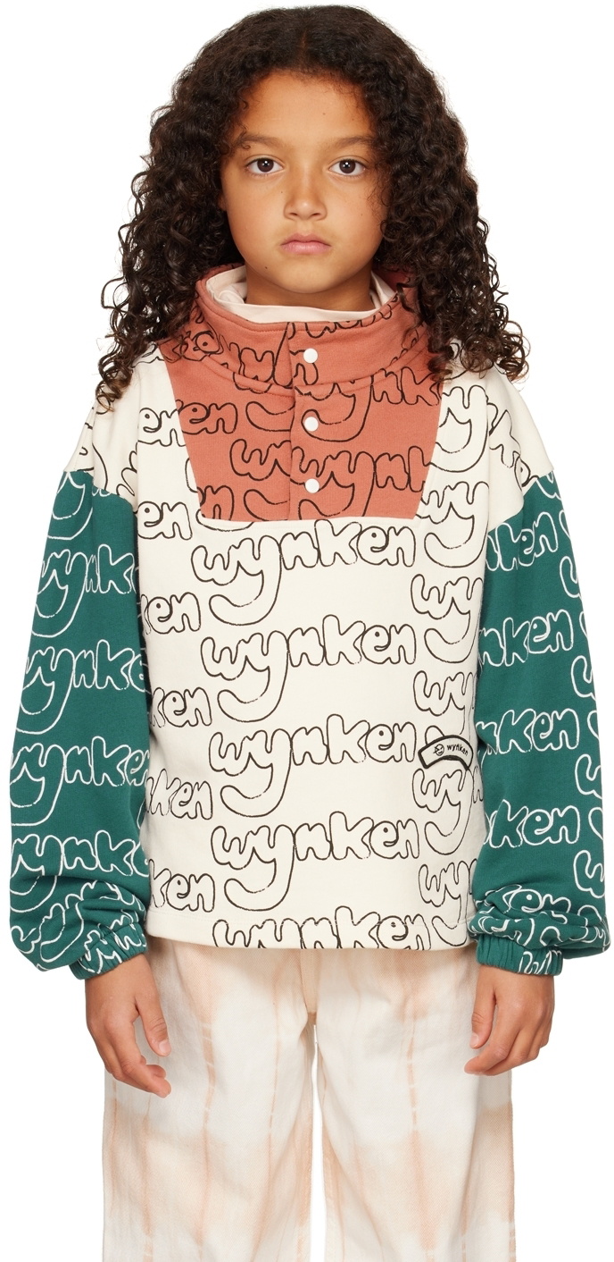 Wynken Kids Multicolor Everywhere Popover Sweatshirt Wynken