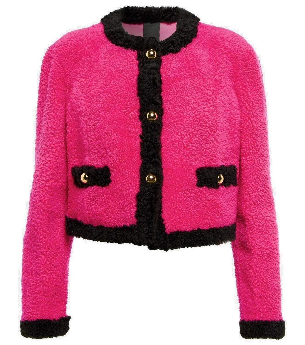 Blancha Cropped shearling jacket Blancha