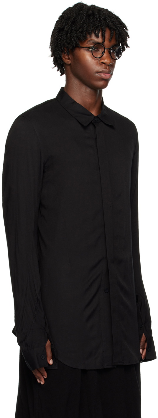 Julius Black Twisted Arm Shirt Julius