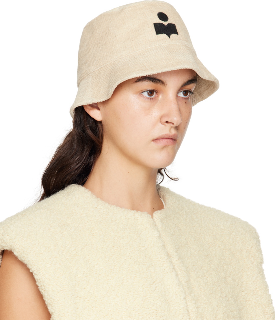 Isabel Marant Beige Haley Bucket Hat Isabel Marant