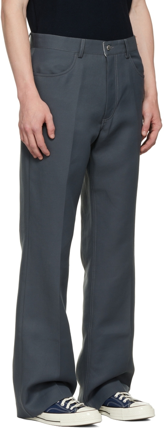 Second/Layer SSENSE Exclusive Gray Valluco Trousers Second/Layer
