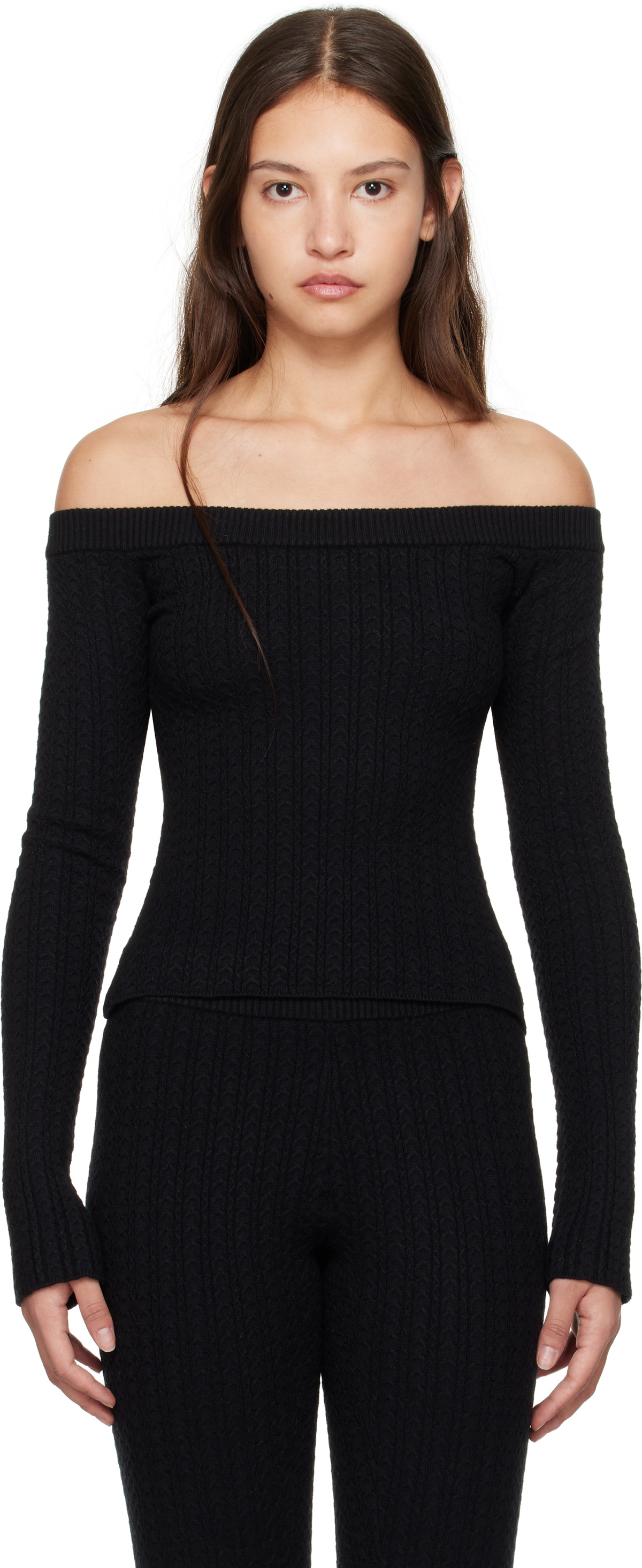 GUIZIO Black Mia Top GUIZIO