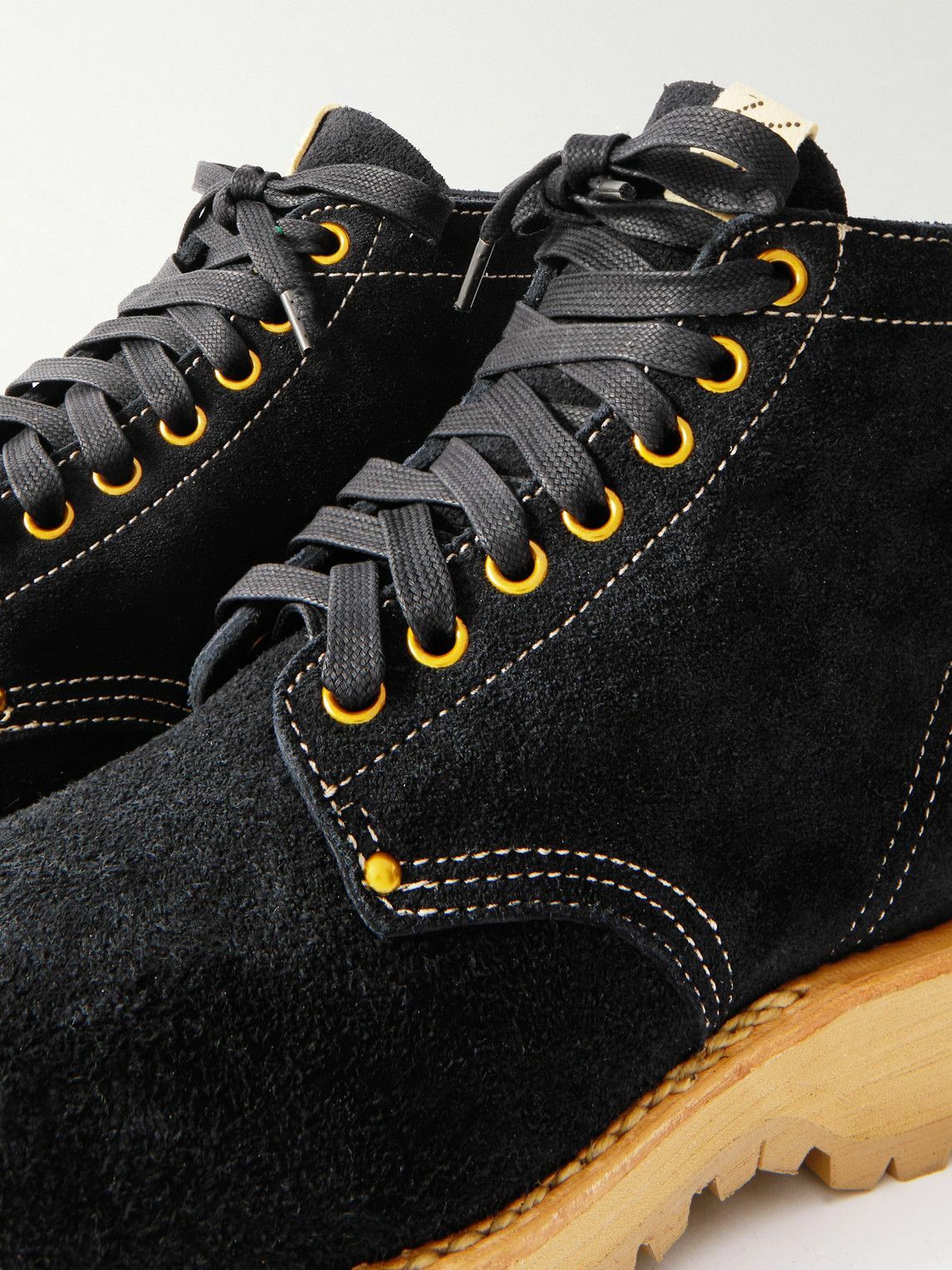 Visvim - Brigadier Folk Suede Boots - Black Visvim
