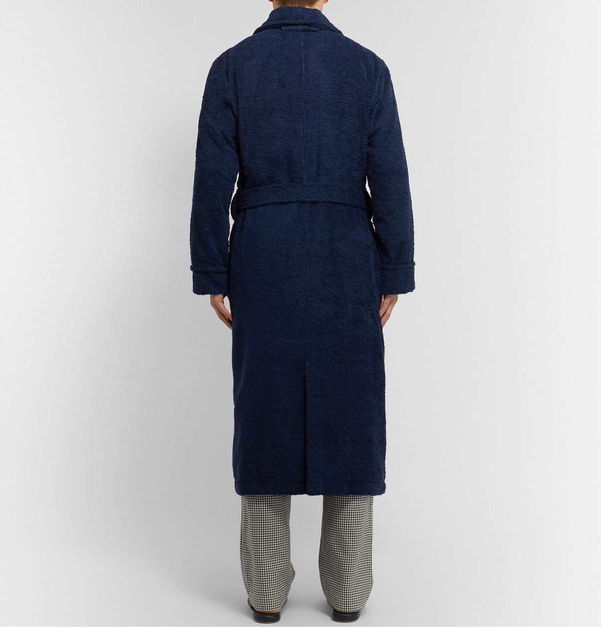 Anderson & Sheppard - Cotton-Terry Robe - Blue Anderson & Sheppard