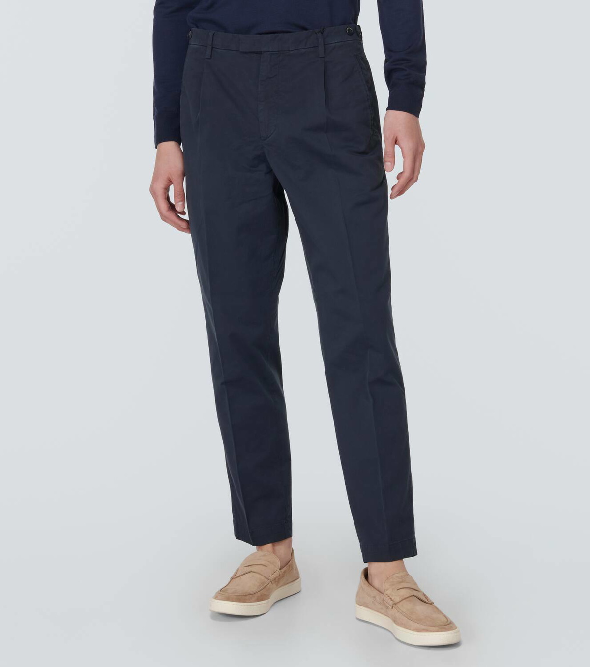 Barena Venezia Masco Trevo mid-rise cotton gabardine chinos Barena