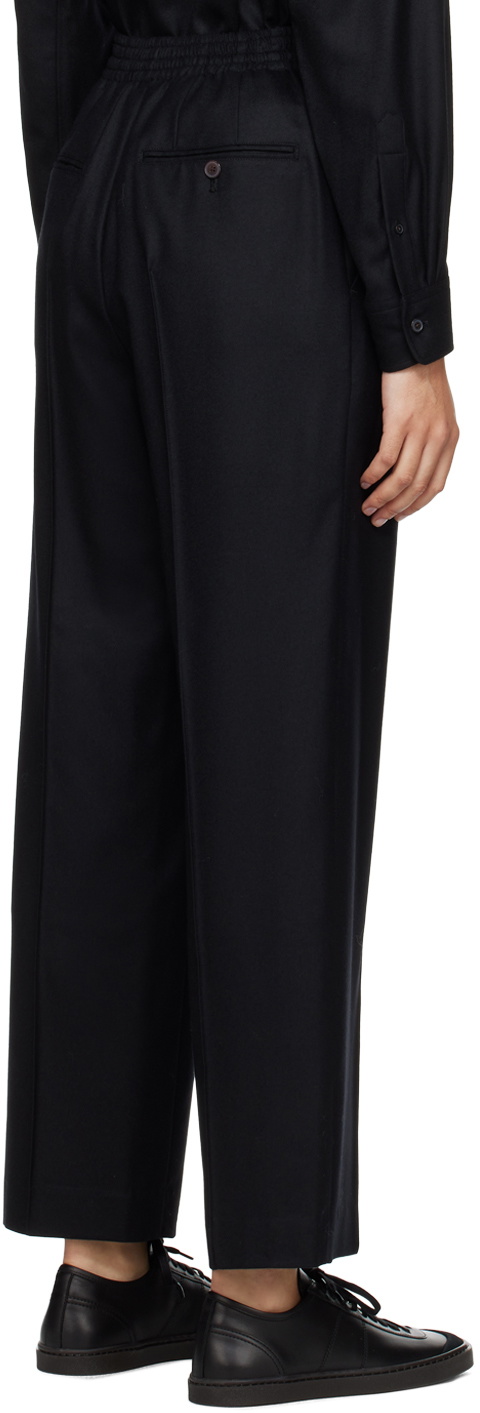 AURALEE Black Super Light Trousers Auralee