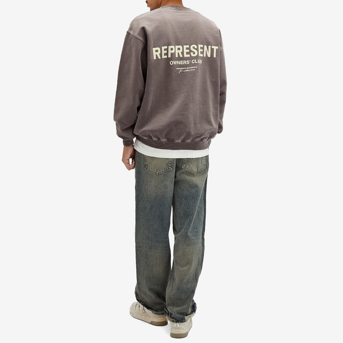 Represent Men's Owners Club Sweater in Fog Represent