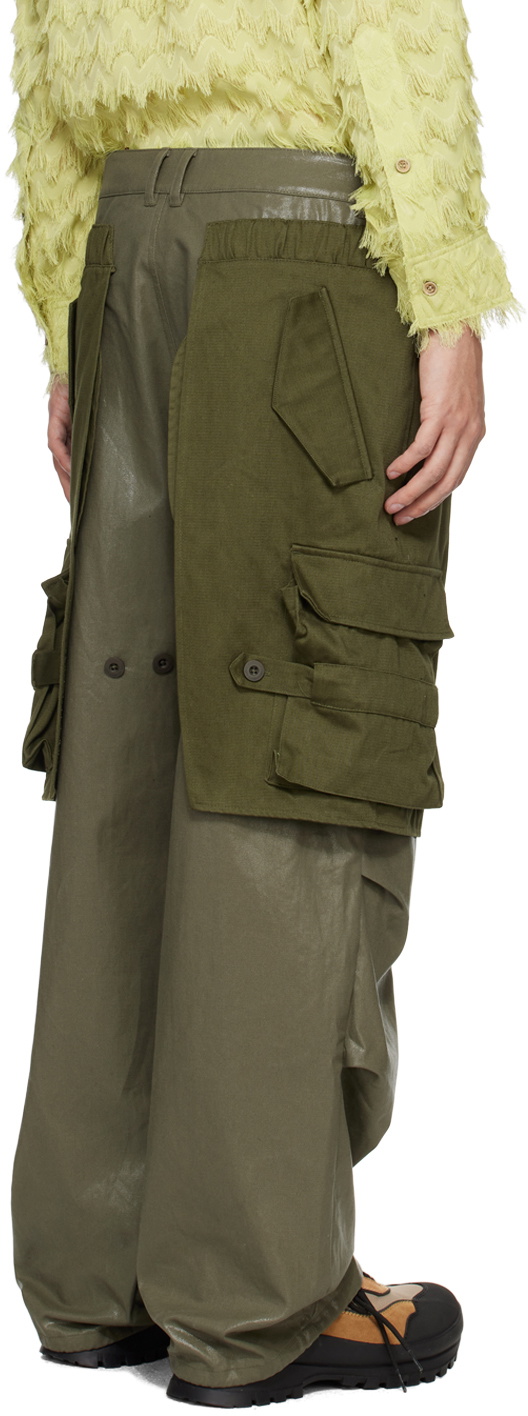 Andersson Bell Khaki Raptor Cargo Pants Andersson Bell