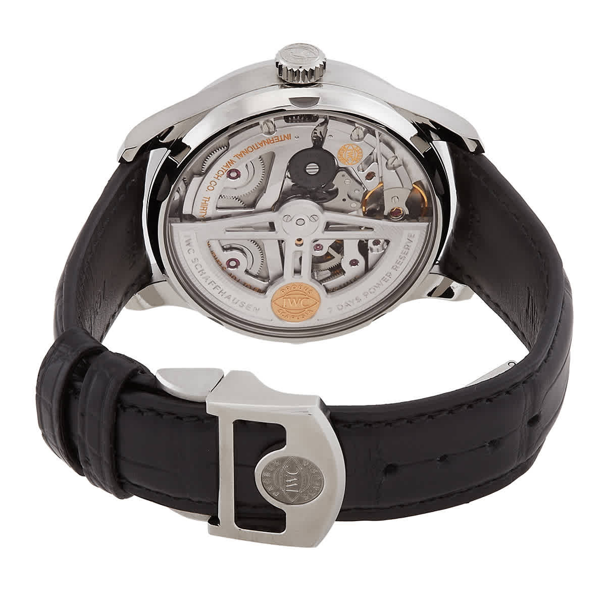IWC Portugieser Automatic Burgundy Dial Mens Watch IW500714 IWC