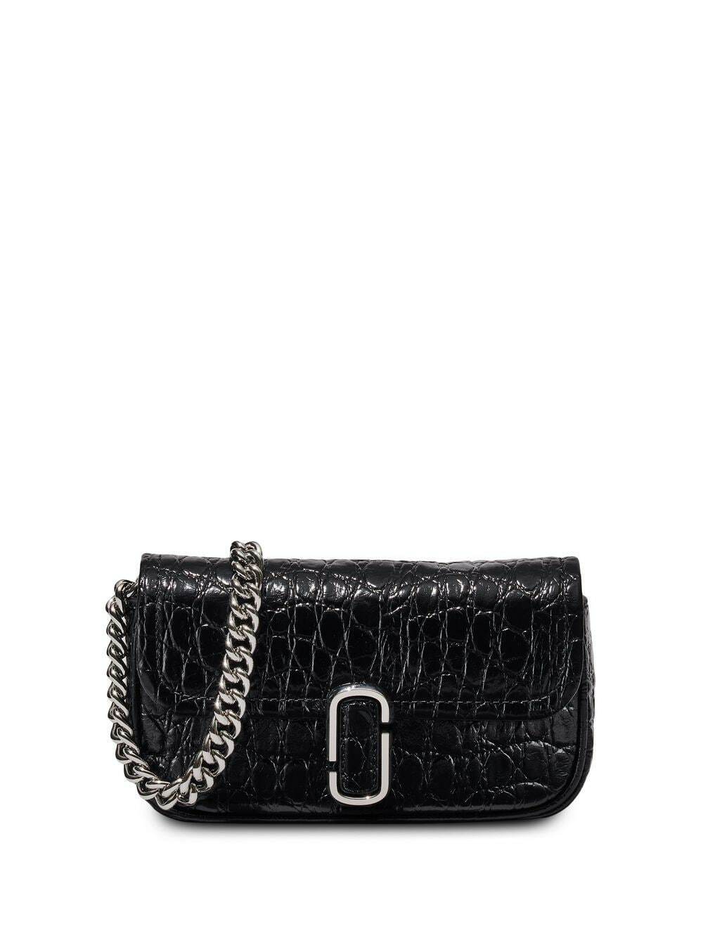 MARC JACOBS - The Croc-embossed J Marc Mini Shoulder Bag Marc Jacobs