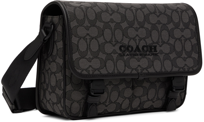Coach 1941 Black & Gray League Messenger Bag Coach 1941