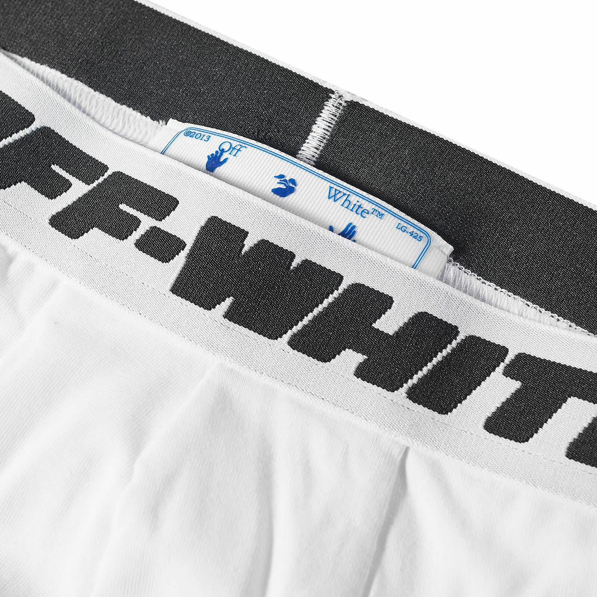 Off-White Men's OW Race Boxer in White Off-White