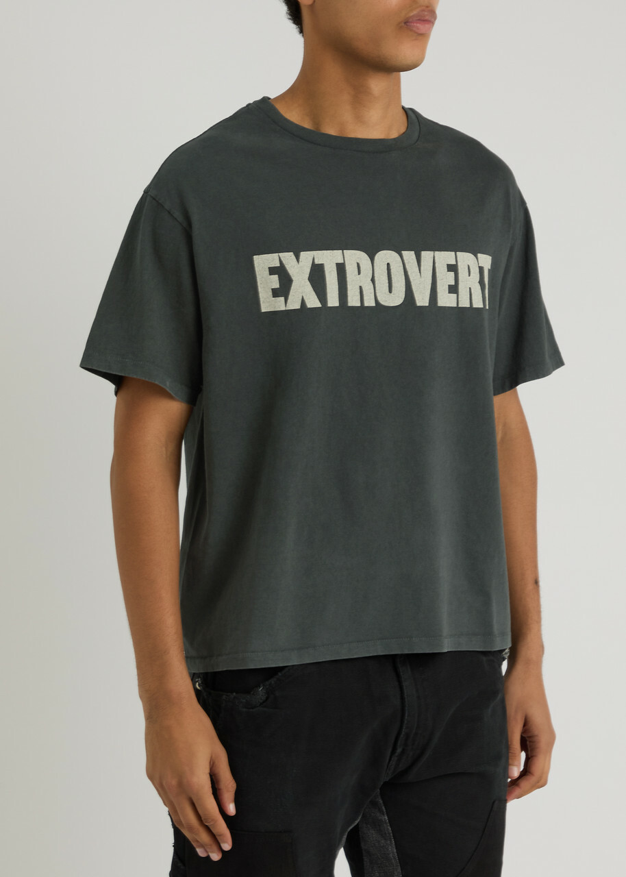 Gallery Dept. Intro Extro Reversible Cotton T-shirt Black Gallery Dept.