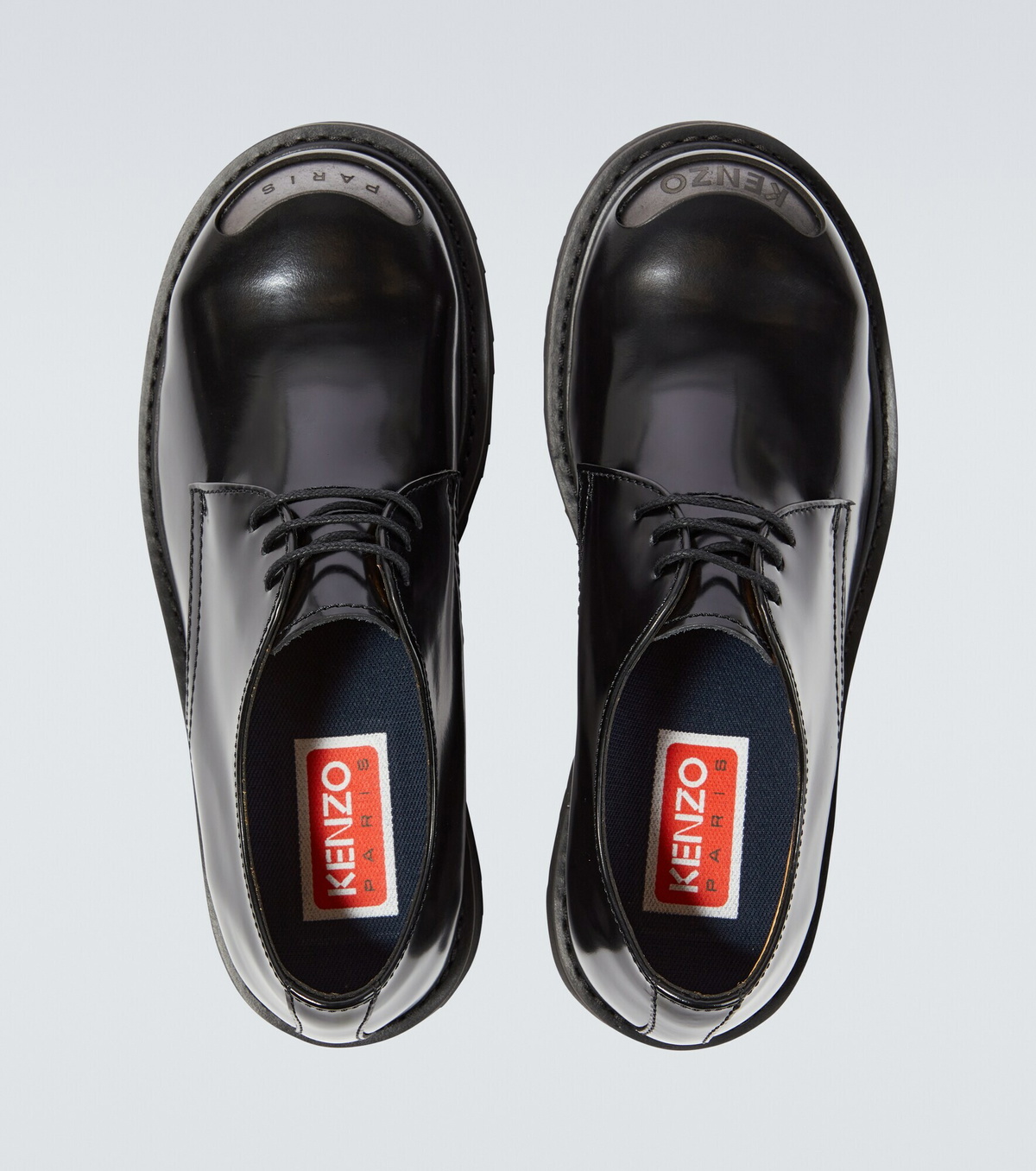 Kenzo - Kenzosmile leather Derby shoes Kenzo