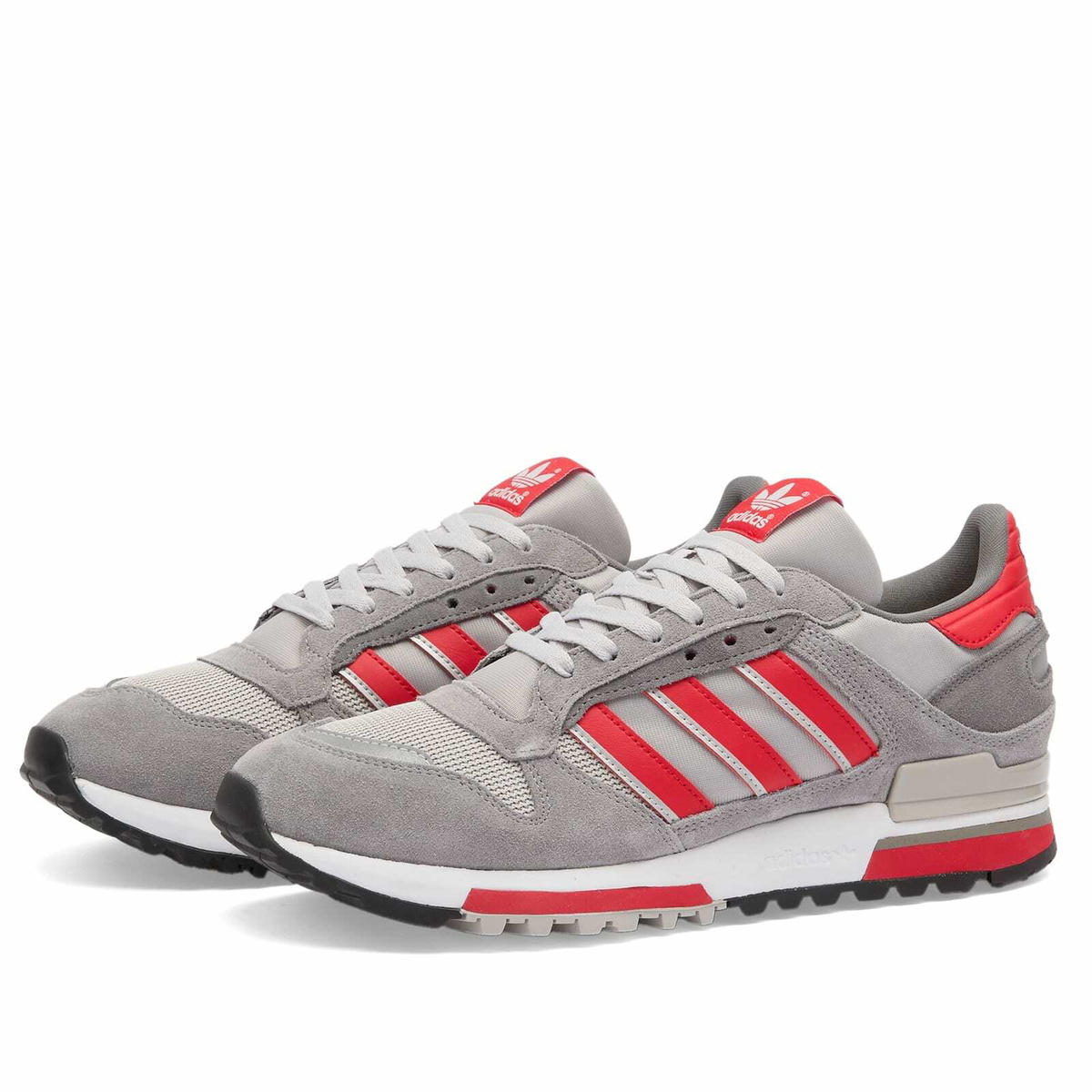 Adidas Men's ZX 600 in Grey Three/Better Scarlet/Grey Two adidas