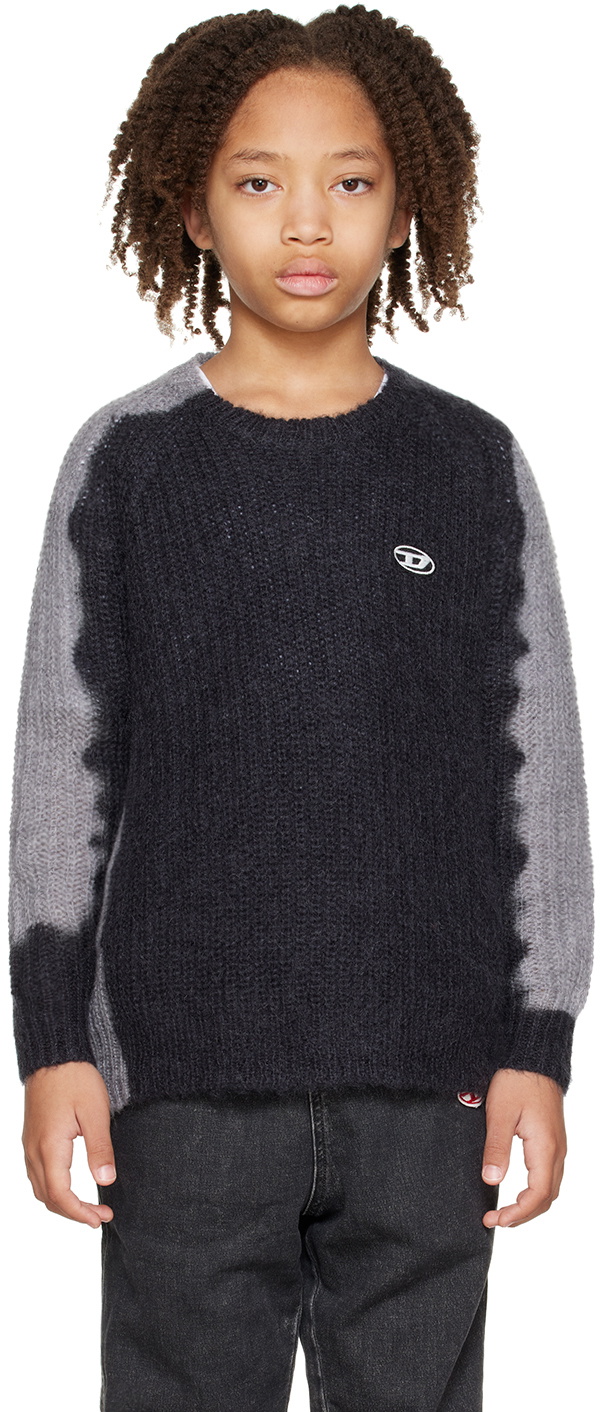 Diesel Kids Gray Kosimo Over Sweater Diesel