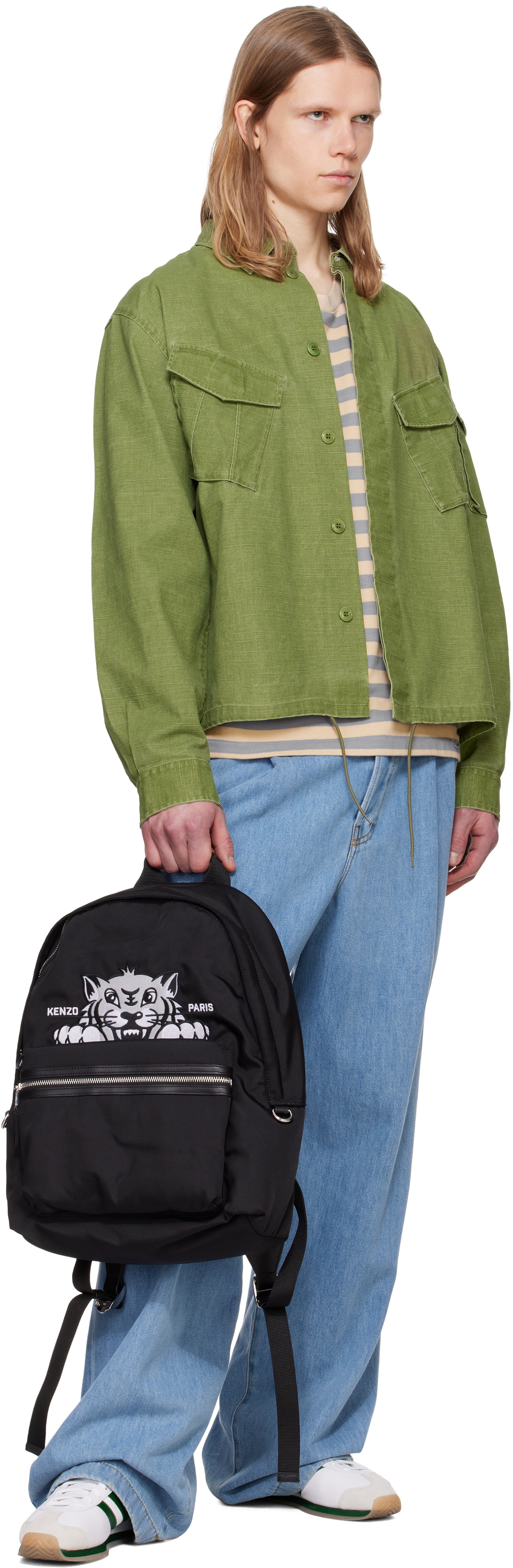 Kenzo Black Kenzo Paris 'KENZO Varsity' Backpack Kenzo