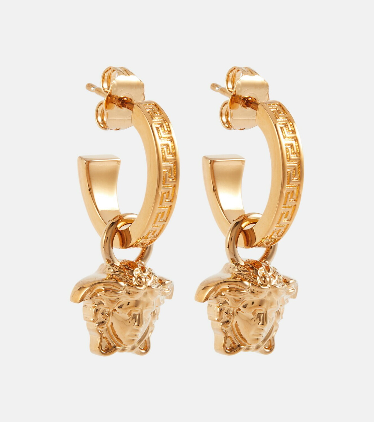 Versace La Medusa Greca hoop earrings Versace