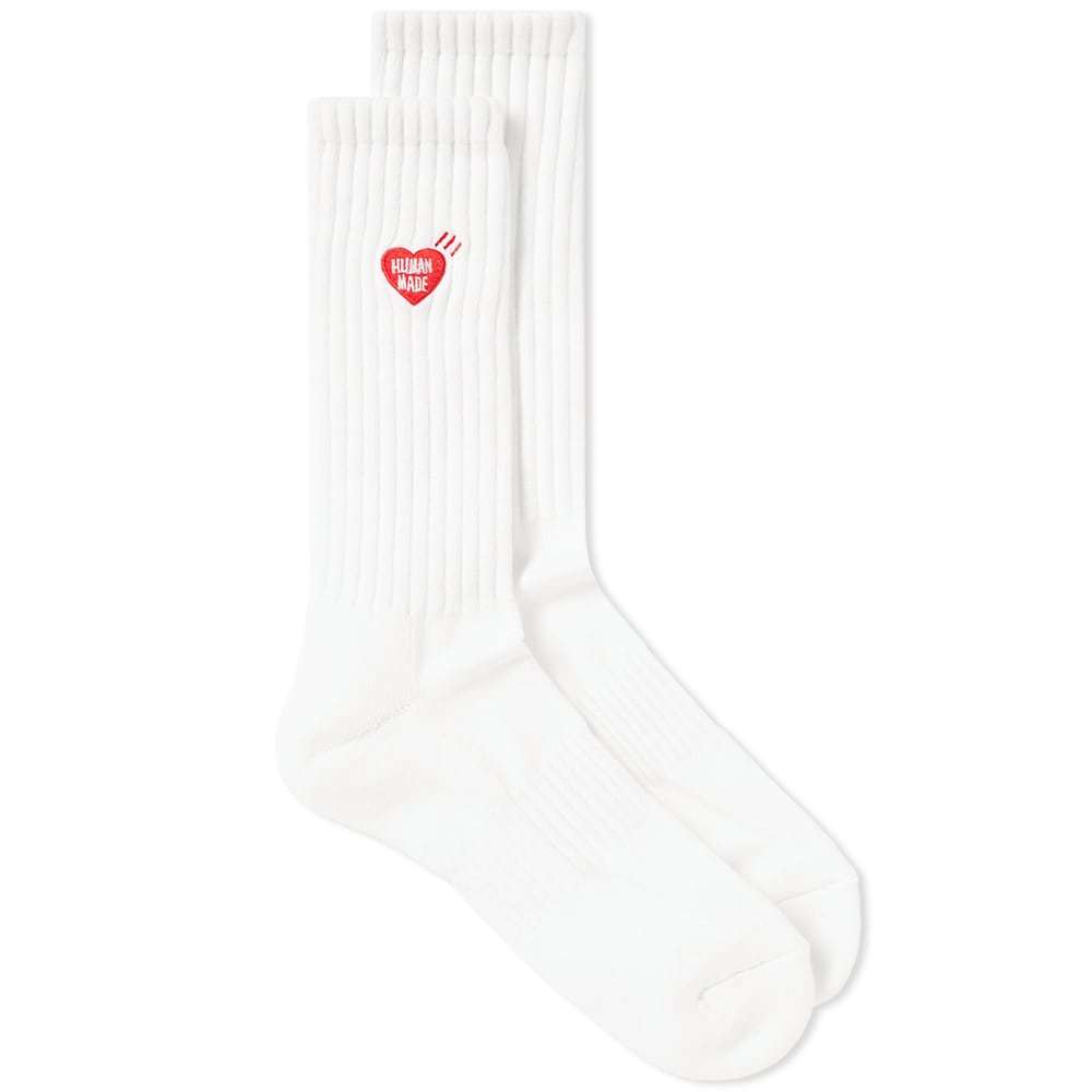 Human Made Pile Sock White Human Made