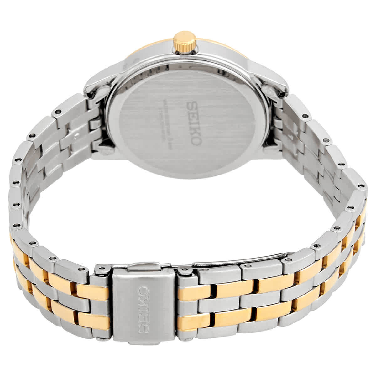 Seiko Classic Quartz White Dial Two-tone Ladies Watch SUR410 Seiko