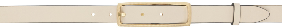 rag & bone Beige Small Rebound Textured Belt Rag and Bone