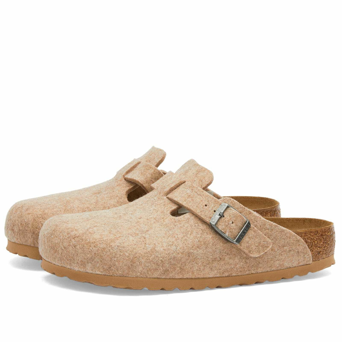Birkenstock Boston Clog - Sandcastle Wool Birkenstock