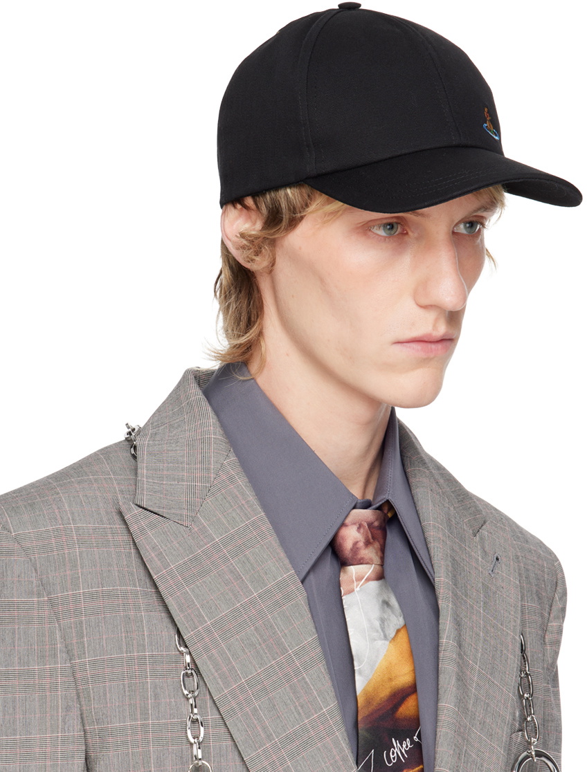 Vivienne Westwood Black Baseball Cap Vivienne Westwood
