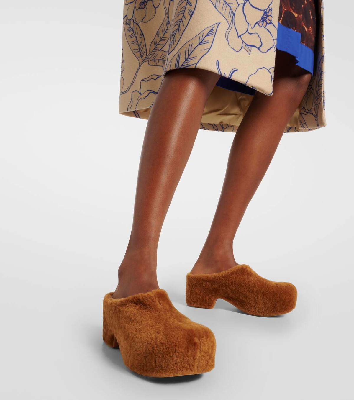 Dries Van Noten Faux fur clogs Dries Van Noten
